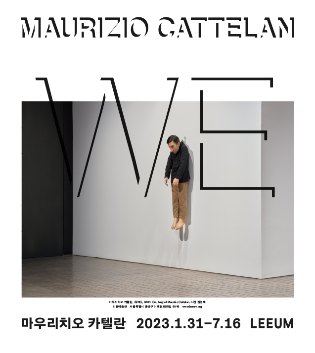 Maurizio Cattelan: We, ads – (+.+) &