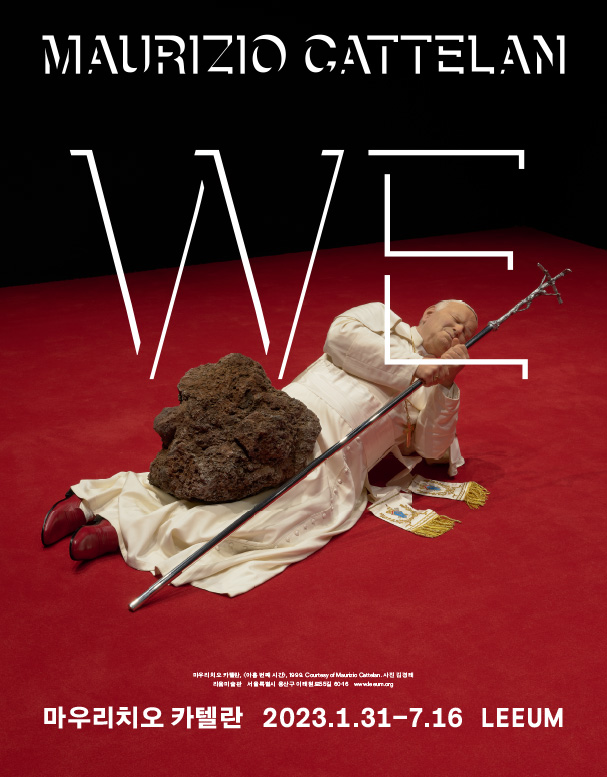 Maurizio Cattelan: We, ads – (+.+) &